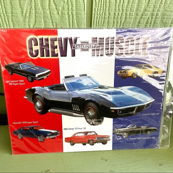 Wall Decor | New Chevrolet Chevy Muscle Cars Metal Sign | Poshmark